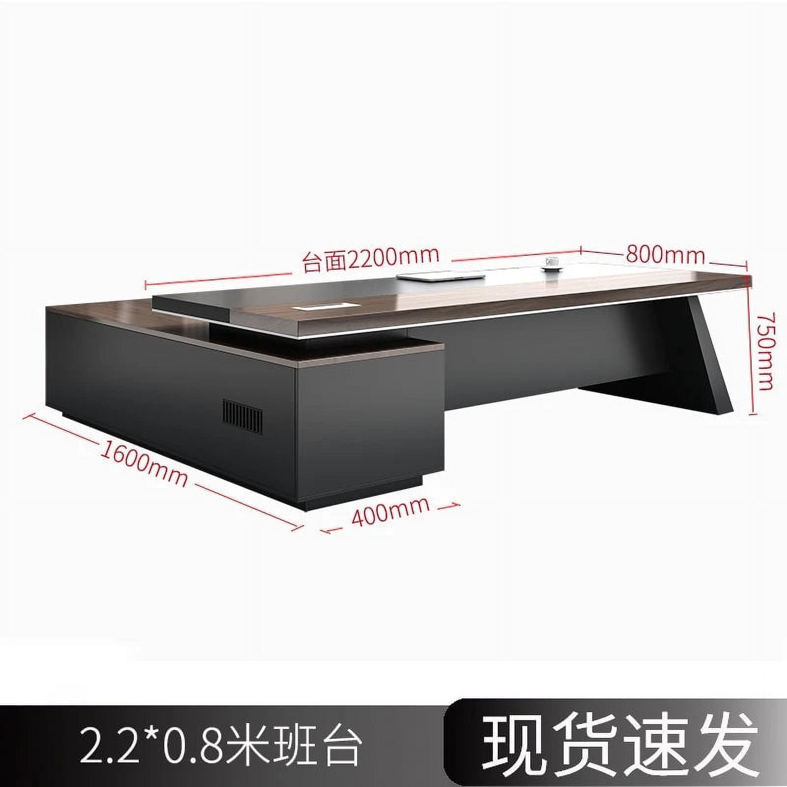 Single Person CEO Desk Manager Office Furniture L Shaped Office Table ...