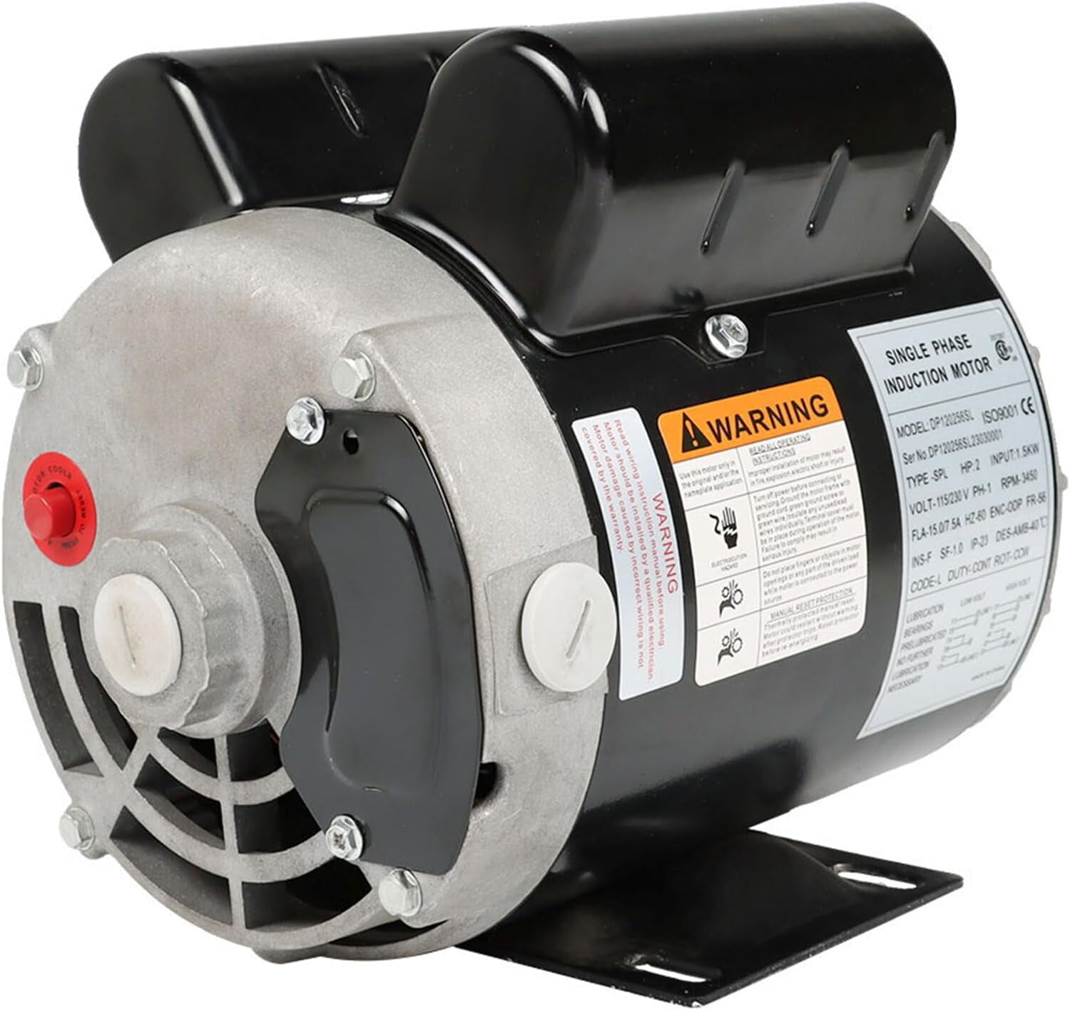 Single Phase Air Compressor Motor 2HP SPL 56 3450RPM 60HZ for Air ...