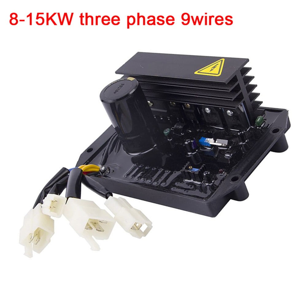 Single phase AVR automatic voltage regulator and brushless generator ...