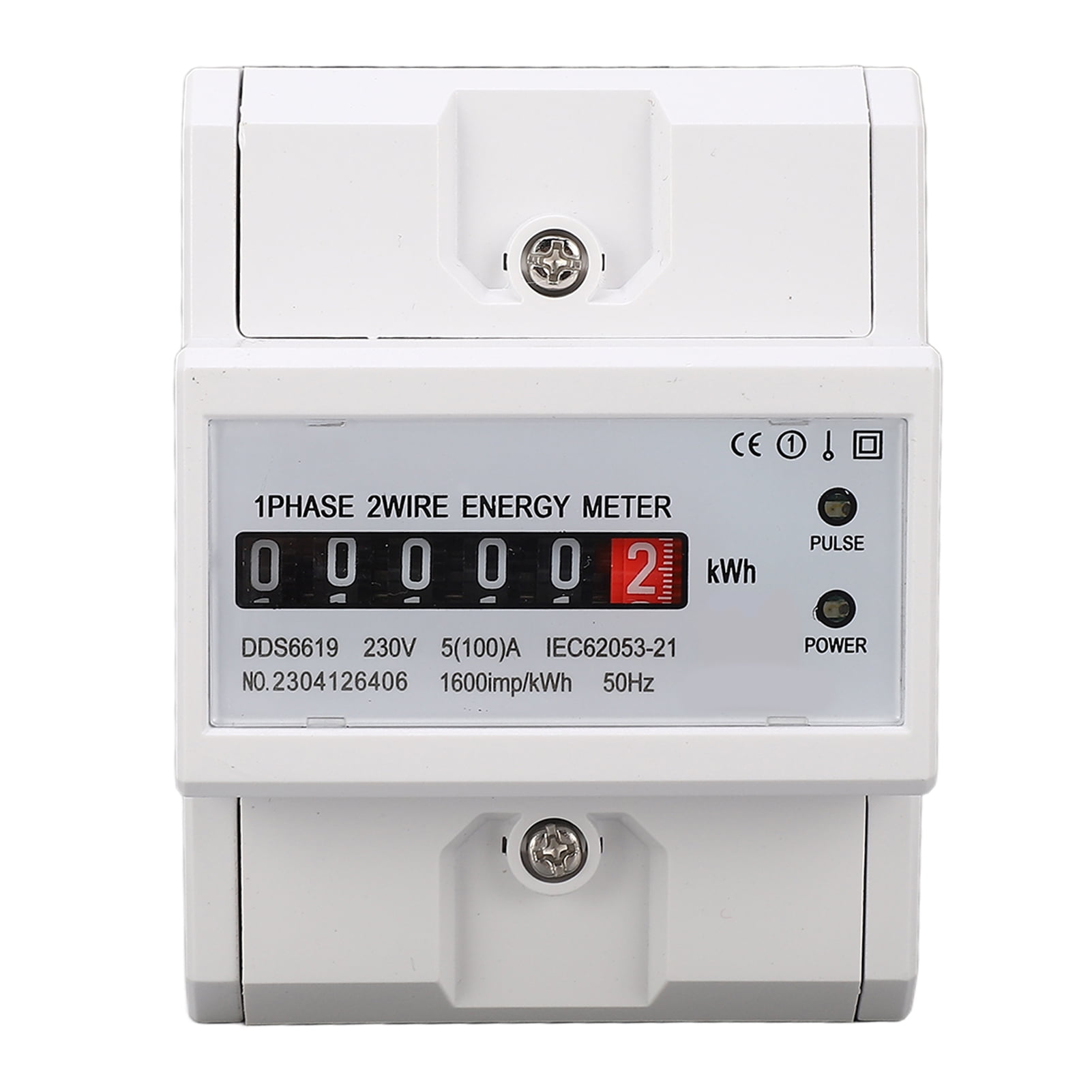 Single Phase Energy Meter Household Multimeter Din Rail Electricity ...