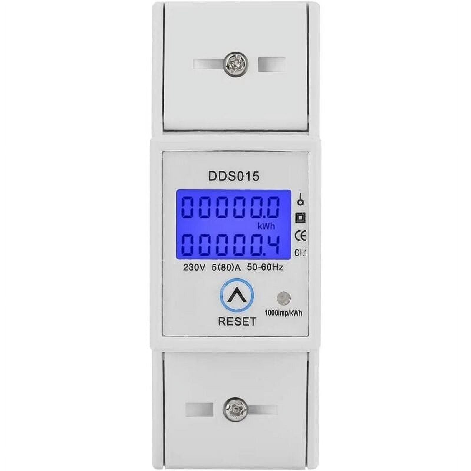 Single Phase Energy Meter for Indoor Use, Digital Display Power Factor ...