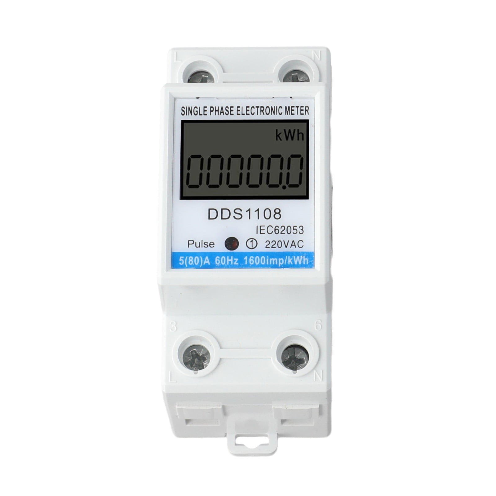 Single Phase LCD Electric Meter 80A for Accurate Energy Consumption ...