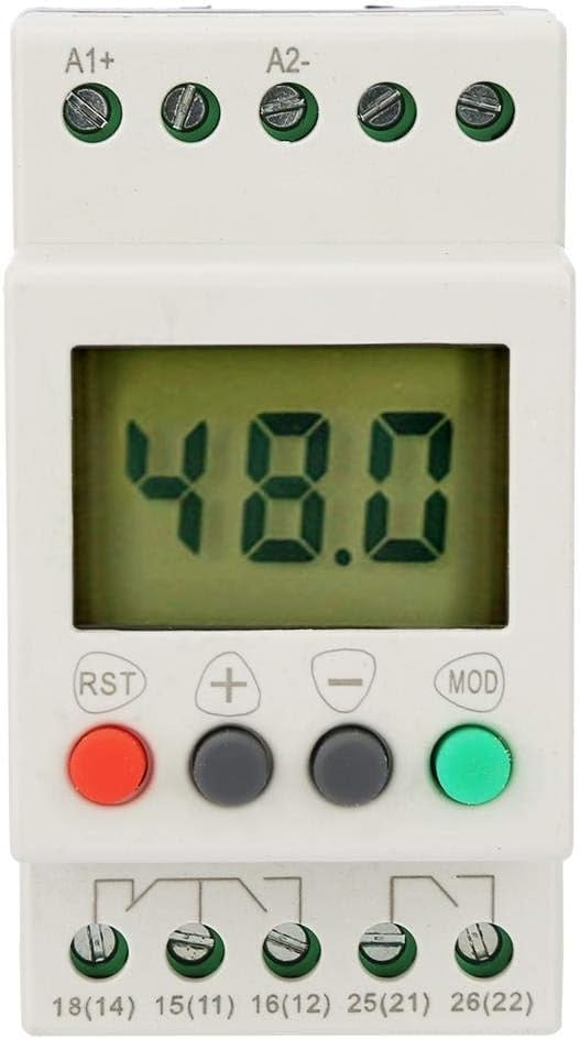 Single Phase Overvoltage and Undervoltage Protector SVR1000 Relay 35mm ...