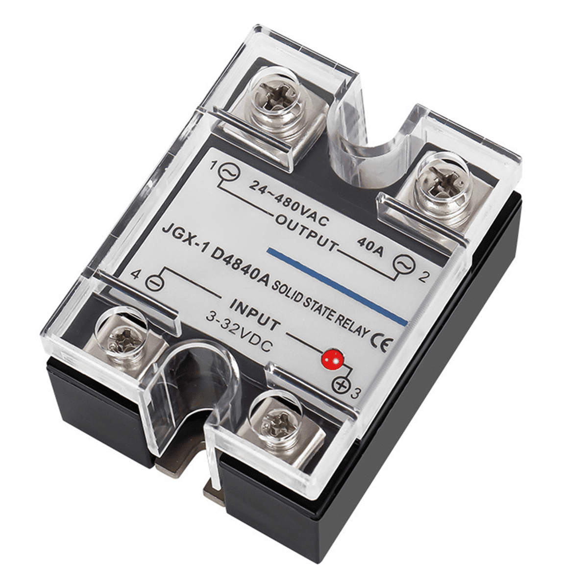 Single Phase Solid State Relay Single Phase SSR DC Control AC Solid State Relay 25A - Walmart.com