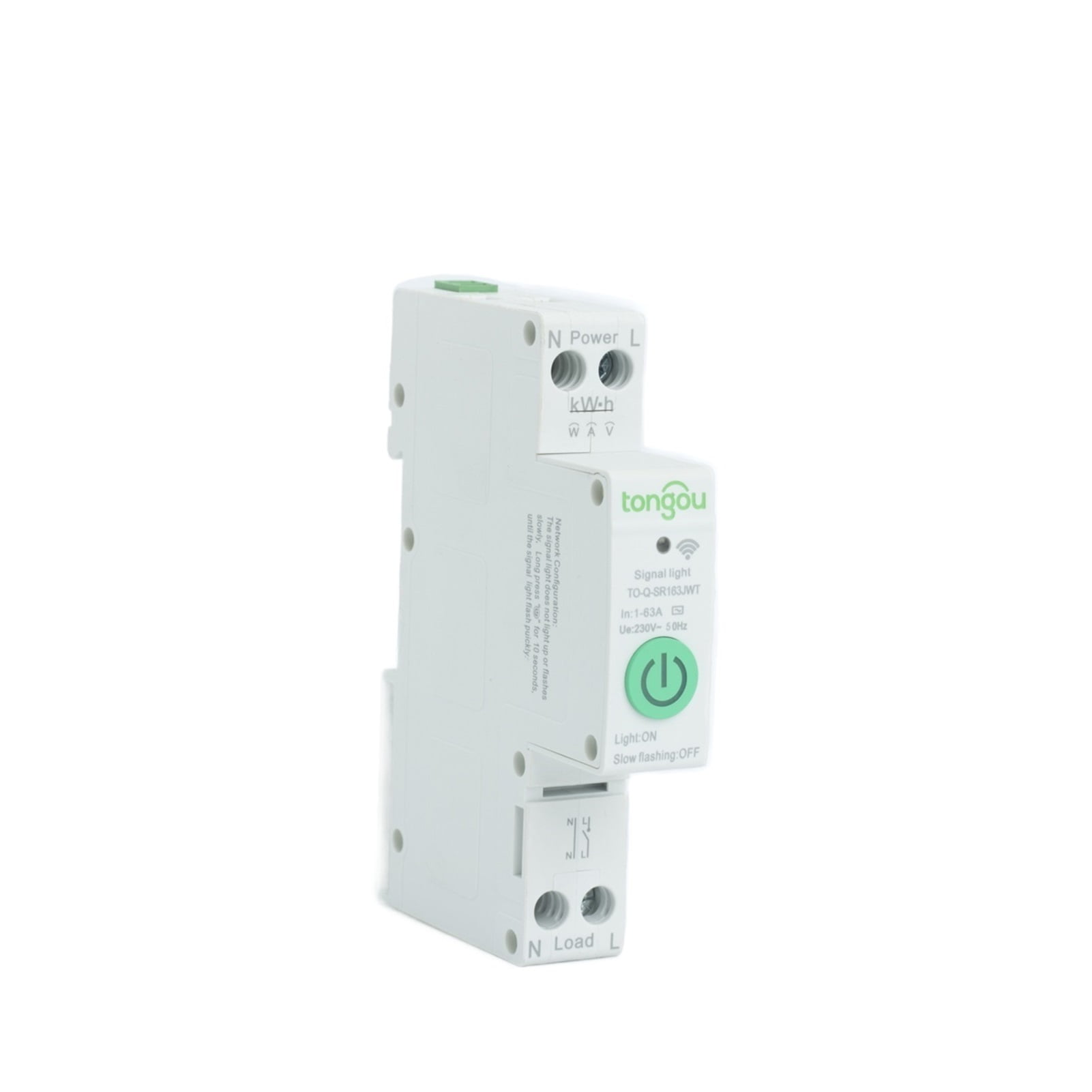 Single Phase Wifi Smart Energy Meter Kwh Metering Monitoring Circuit Breaker Timer Relay With