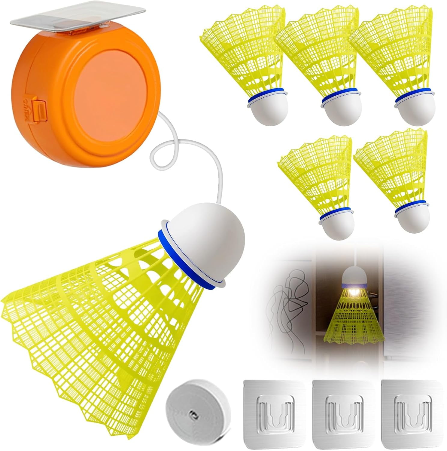 Single Player Badminton, 2025 New Adjustable Automatic Rebound ...