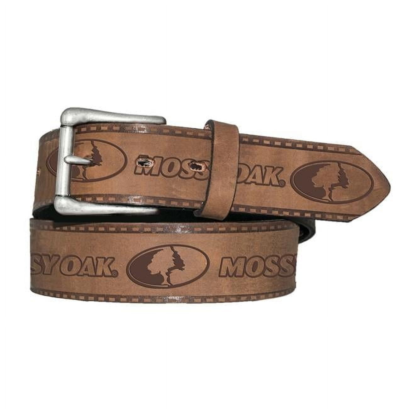 Single-Ply Logo Leather Belt, Tan - Size 42 - Walmart.com