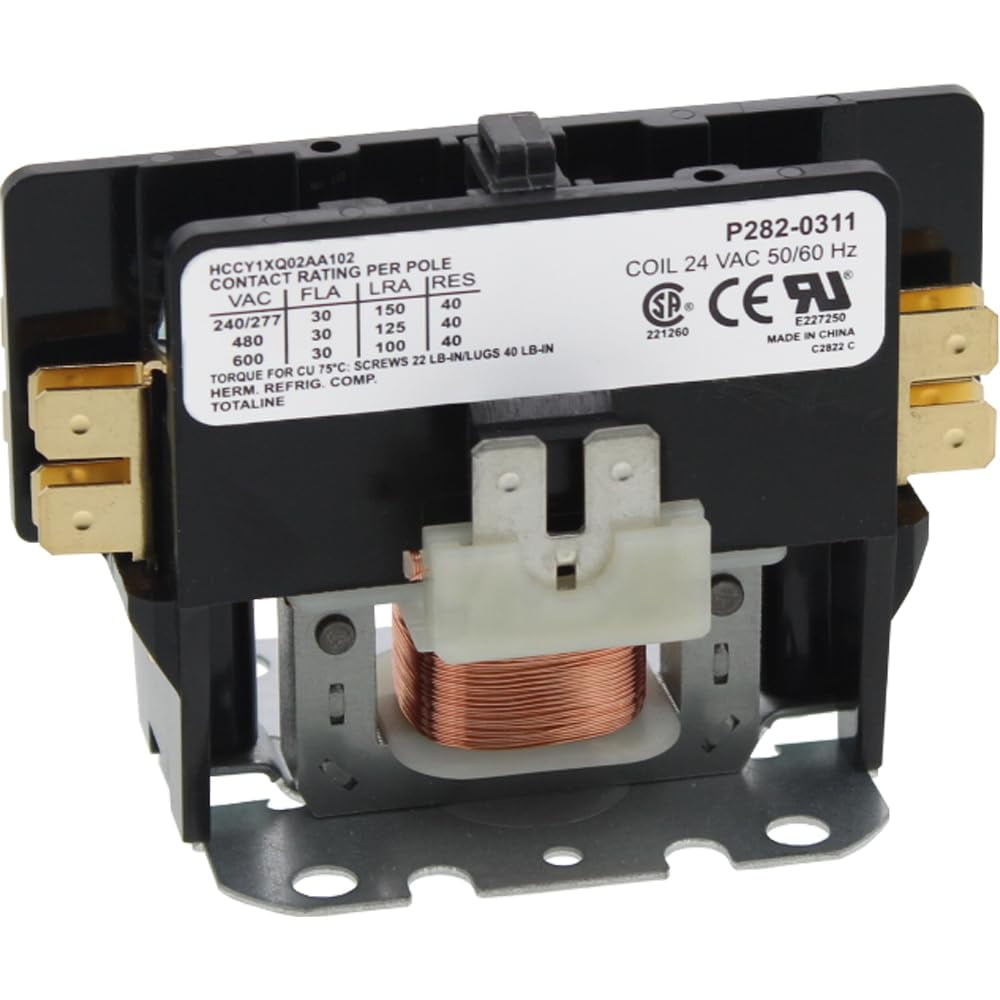 Single Pole / 1 Pole 30 Amp Replacement Condenser Contactor 3100-15Q128 ...