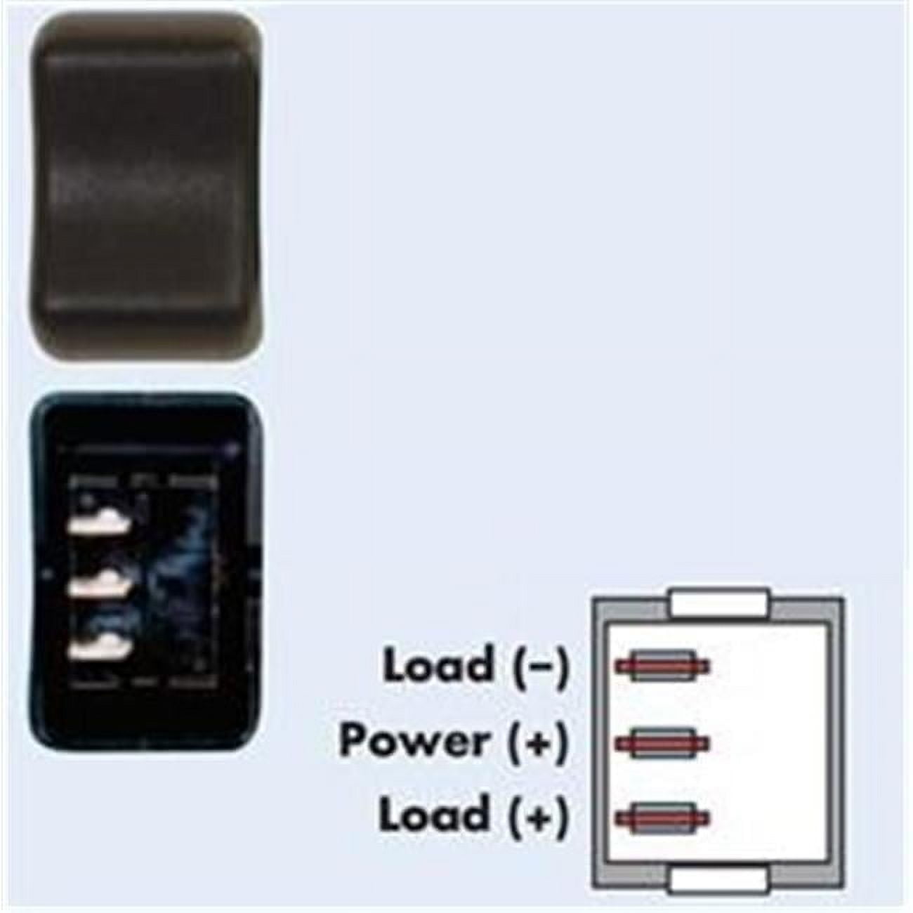 Single Pole Double Throw Rocker On Switch - Black - Walmart.com