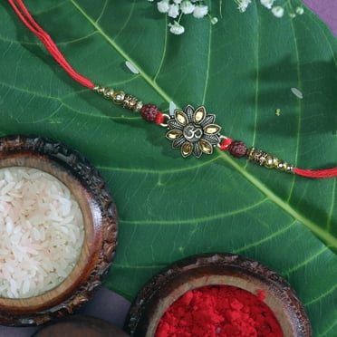 Set of 12 Rakhi for Brother Rakhi Thread Bracelet for Bhai Bhabhi ...