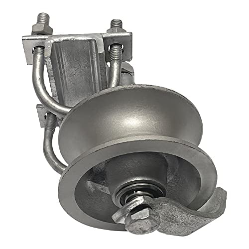 Single Rear Pipe Track Wheel for Chain Link Sliding Gates - Walmart.com