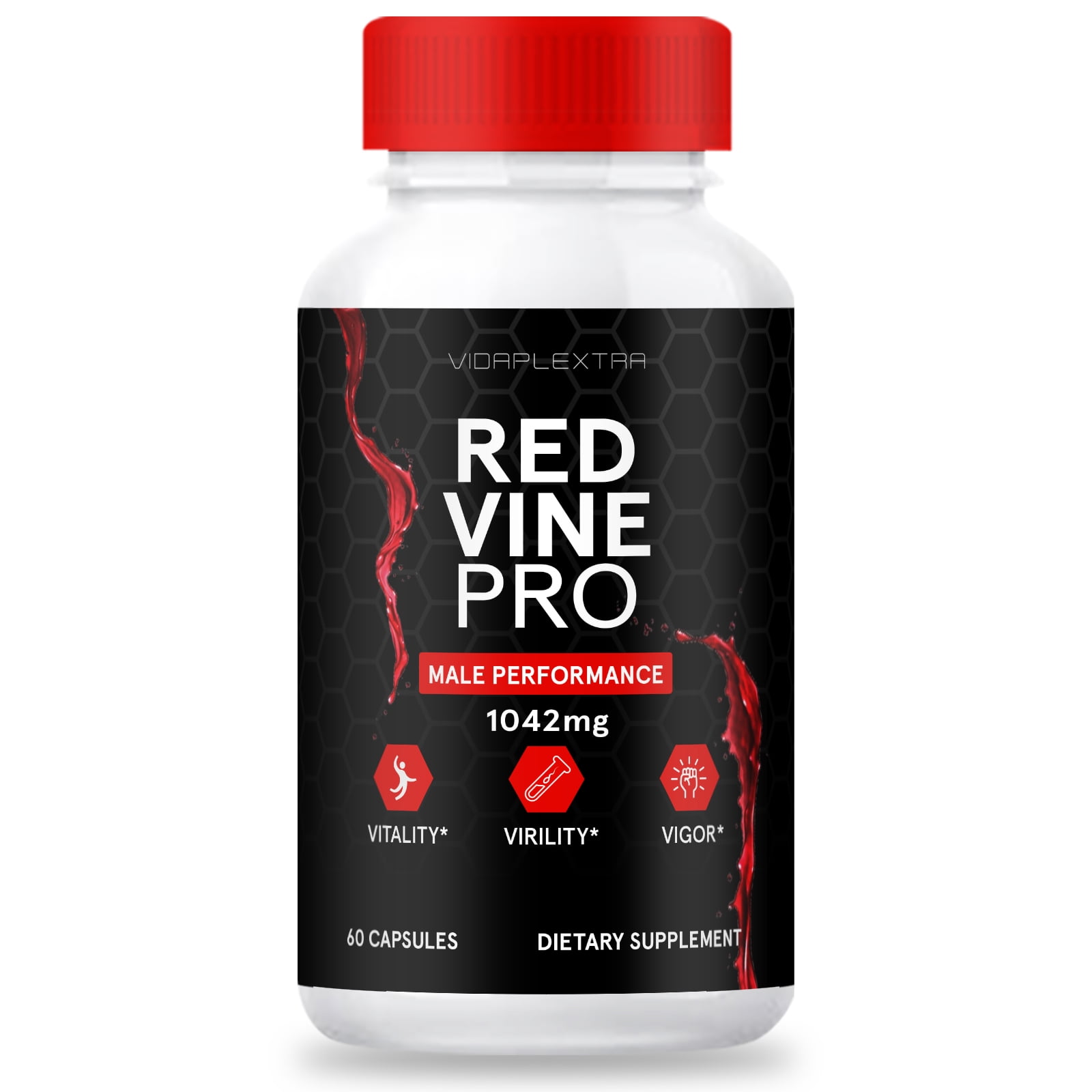 (Single) Red Vine Pro Capsules - RedVinePro Male Capsules - Walmart.com