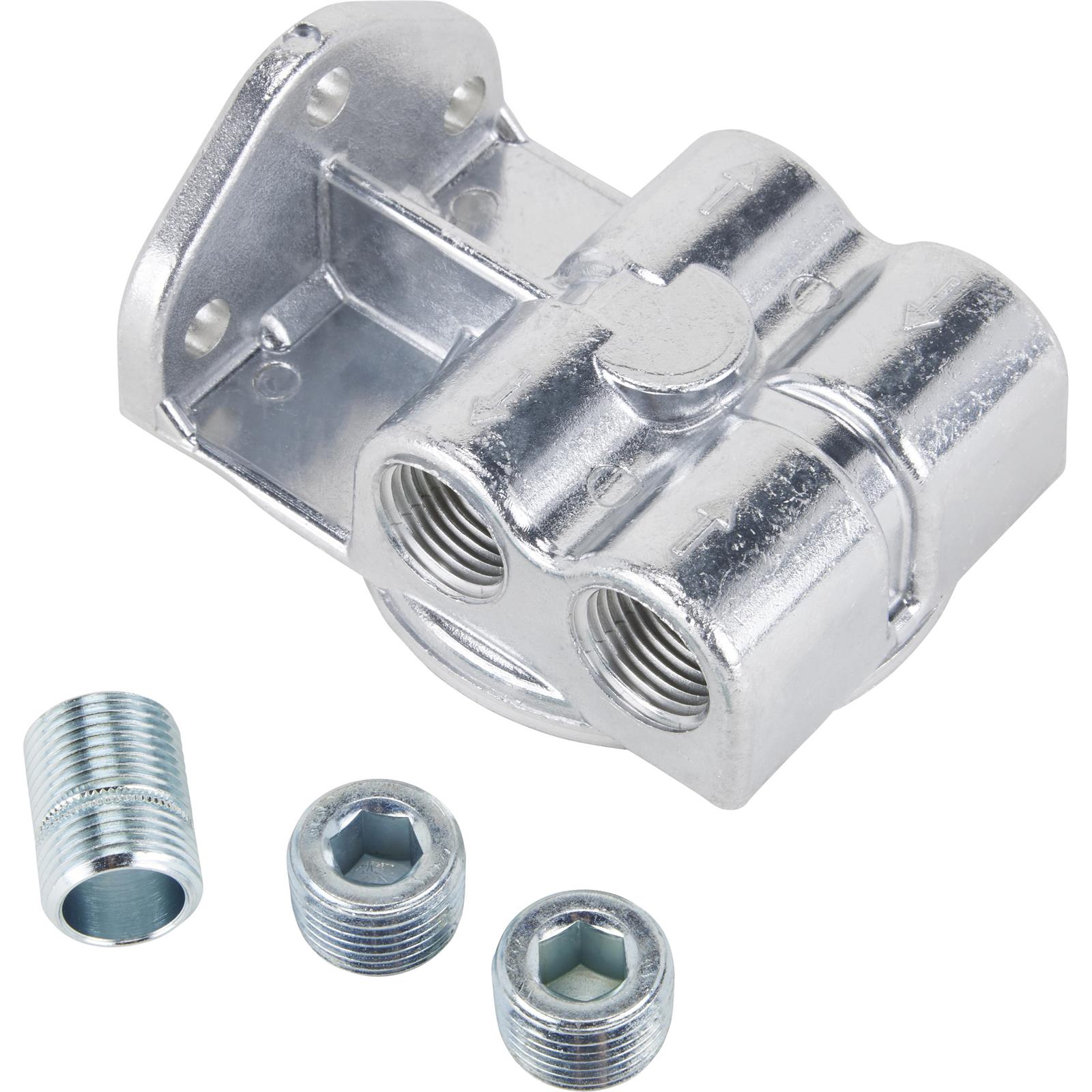 Single Remote Oil Filter Bracket, Fits Ford Filter - Walmart.com