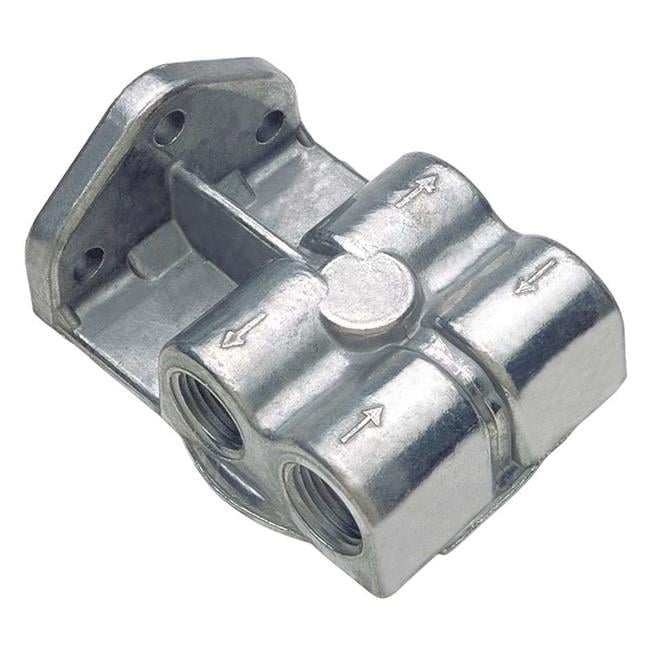Single Remote Oil Filter Bracket - Horizontal Inlet & Outlet - 0.75 in ...