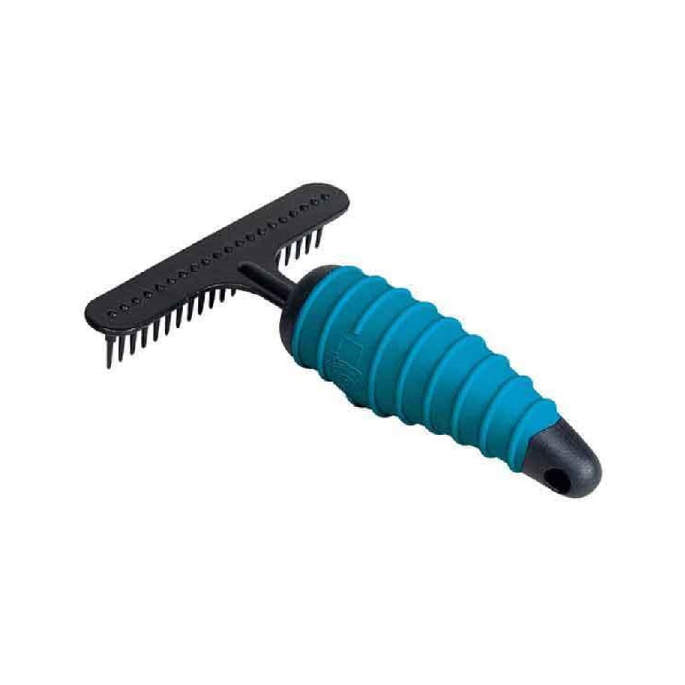 Single Row Long Pin Professional Grooming Undercoat Rake Dog Groomer ...