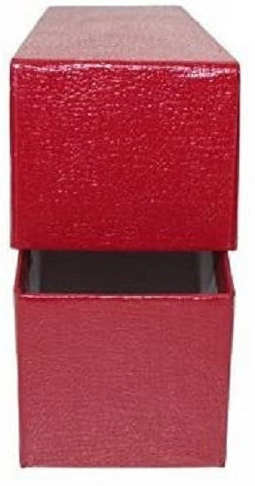 Single Row Red 9x2x2 Storage Box with 100 2x2 Mylar Coin Flips ...