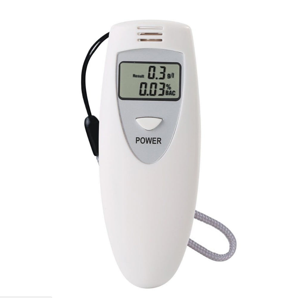 Single Screen Portable Breath Alcohol Tester Digital LCD Alcohol Tester ...