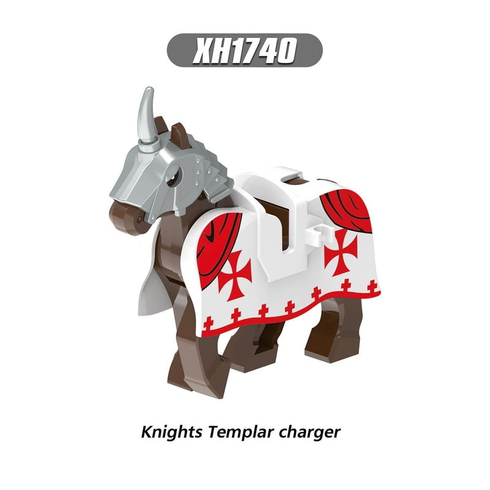 Single Sell Medieval Knight War Horses Wolves Tiger Bears Deer Dragon ...