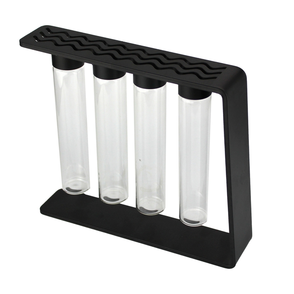 Single Serve Coffee Bean Tubes Glass Coffee Bean Organizers Magnetic ...