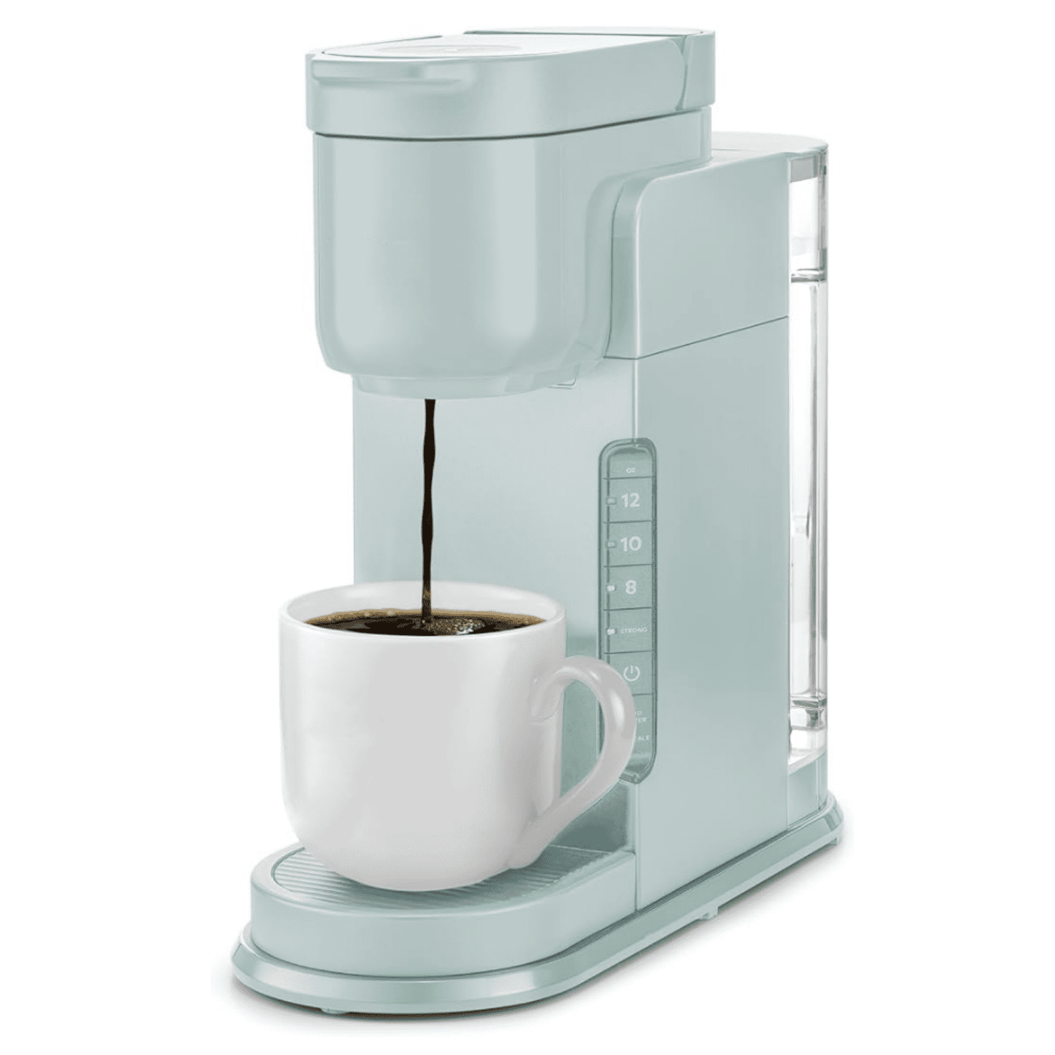 Single Serve Coffee Maker, 3 Brew Sizes, Strong Button Feature, 42oz ...