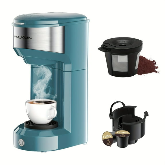 Single Serve Coffee Maker Coffee Brewer for K-Cup Single Cup Capsule ...