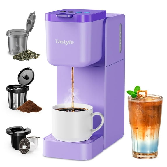 Single Serve Coffee Maker for K Cup, Ground and Tea, Hot and Iced ...