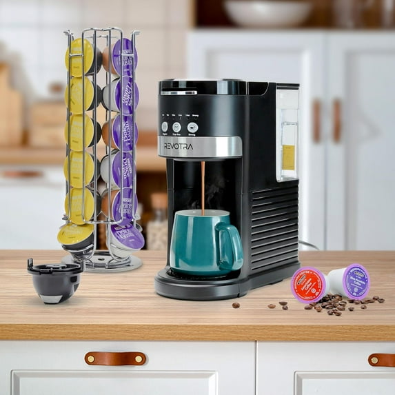 Single Serve Coffee Maker for Pods & Ground Coffee, 6 to 14oz Brew ...