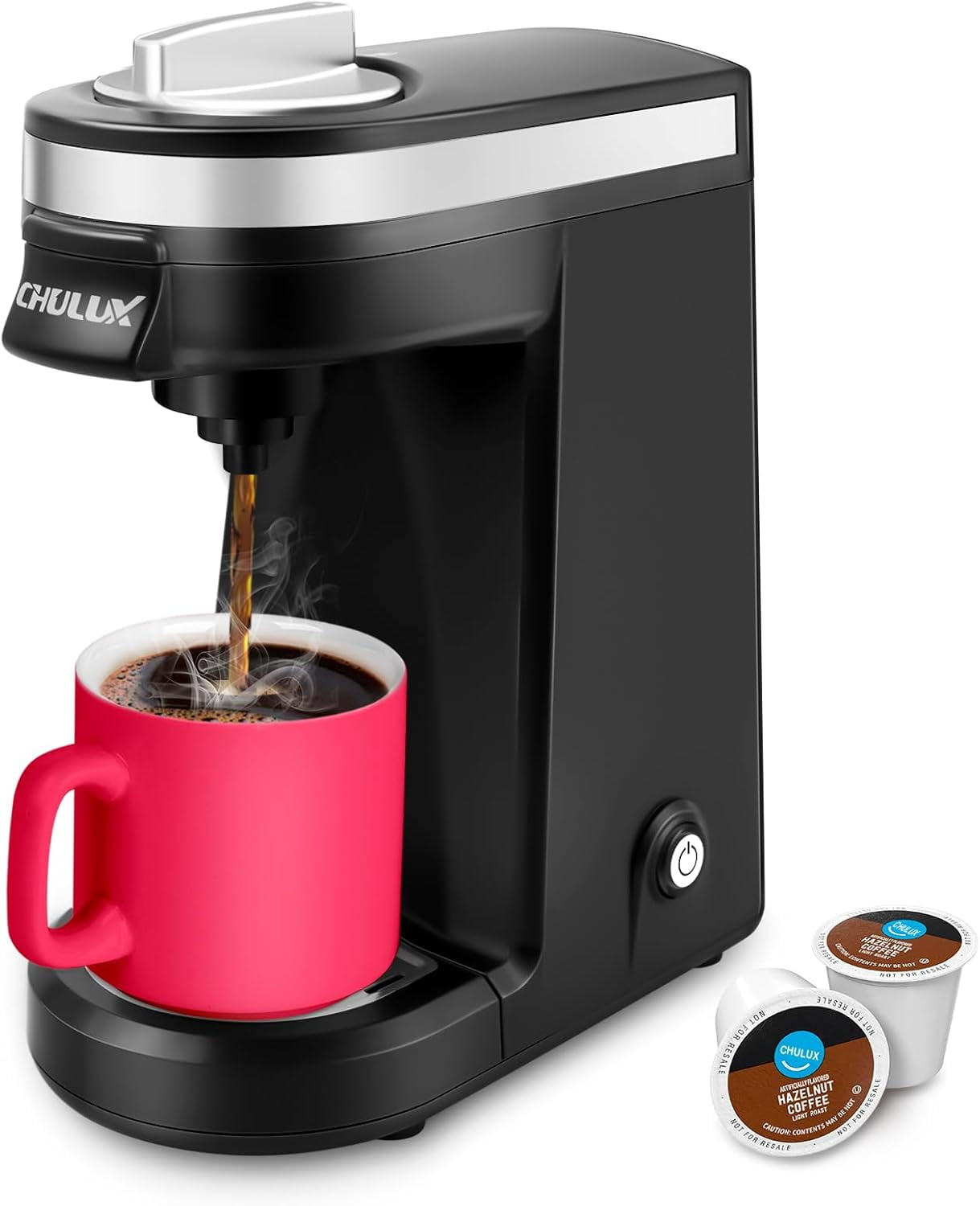 Single Serve Coffee Maker for K Capsule and Ground Coffee, Single Cup ...