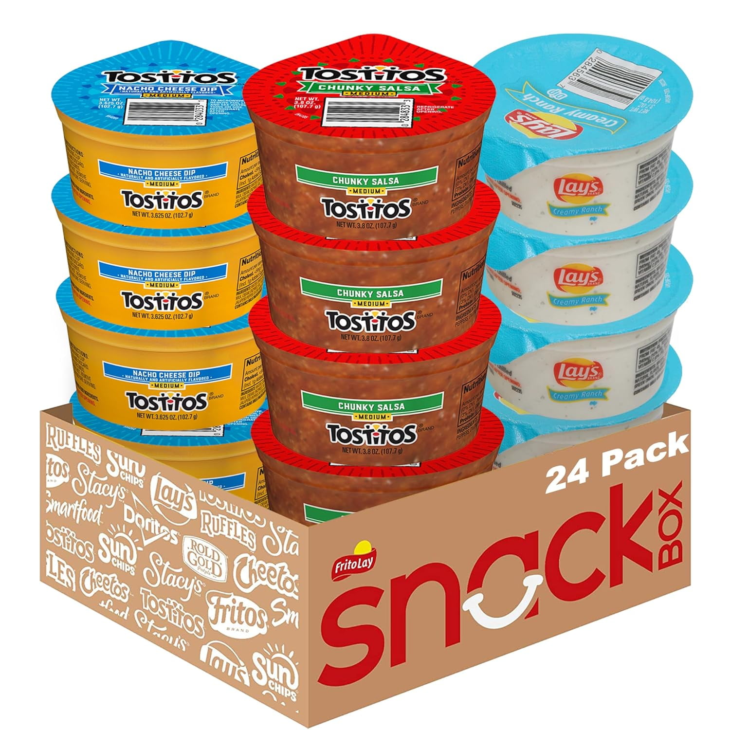 Single Serve Dip Cups Variety Pack, (Pack of 24) - Walmart.com
