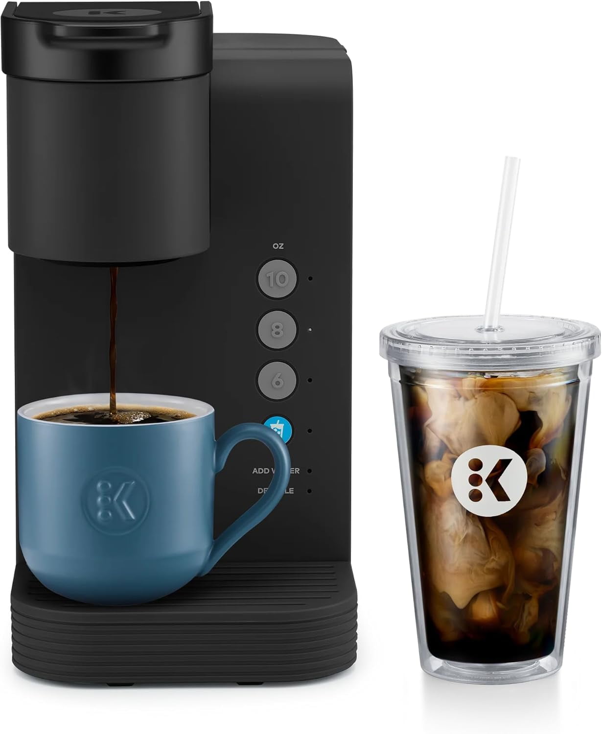 Single-Serve KCup Pod Brewer with Removable Reservoir and Auto-Off ...