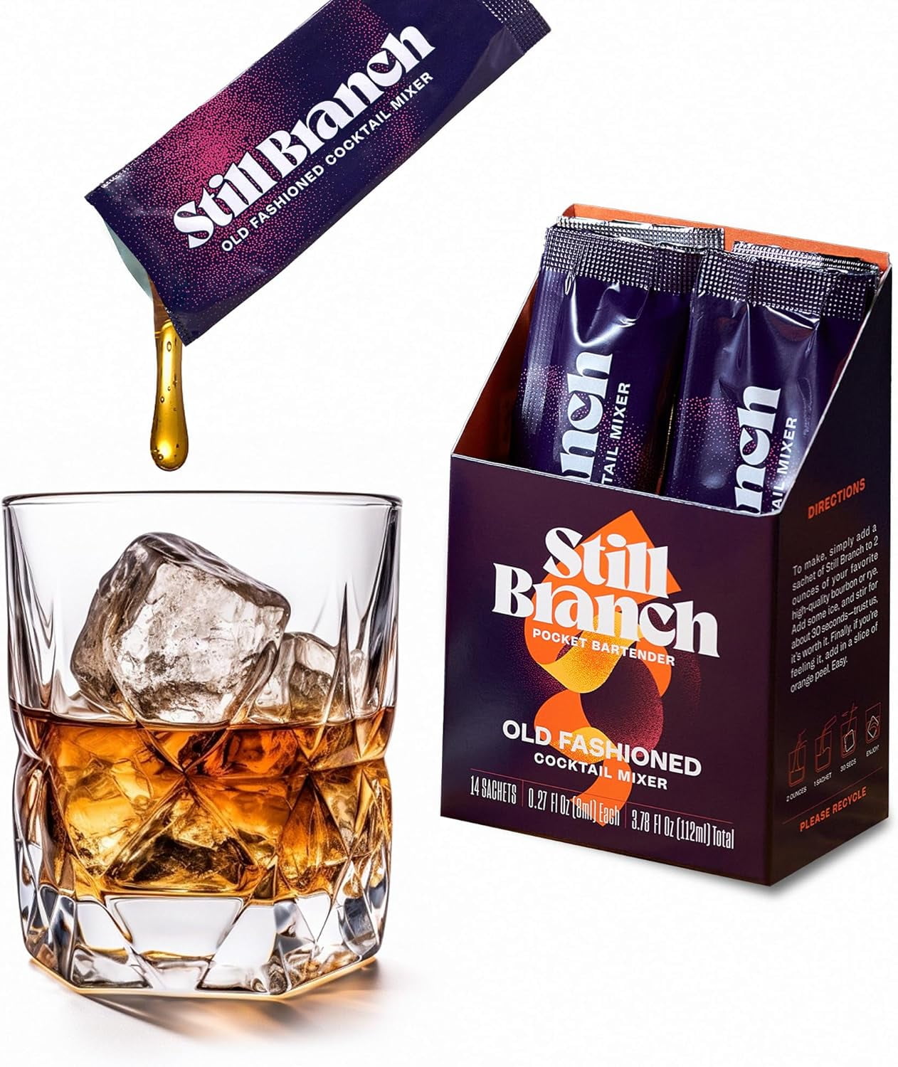 Single-Serve Old Fashioned Mix Cocktail Syrup – Handcrafted Cocktail ...