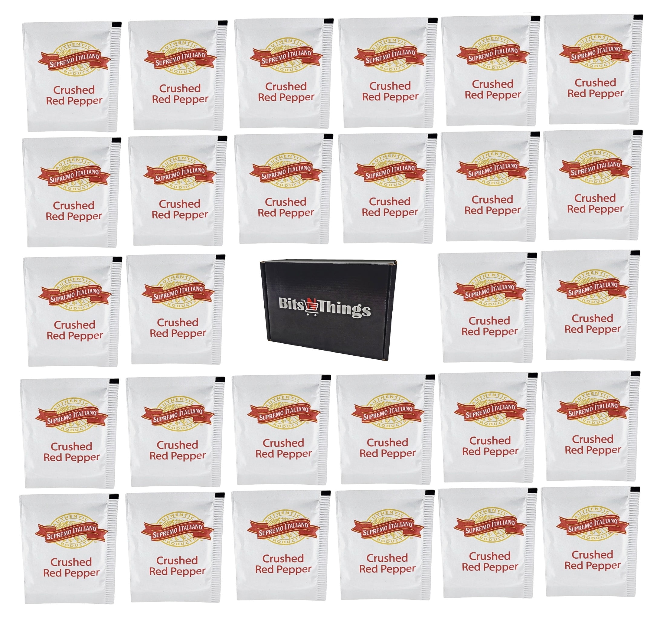 Single Serve Portion Packets | Pizza Topping | Crushed Red Pepper - 100 ...