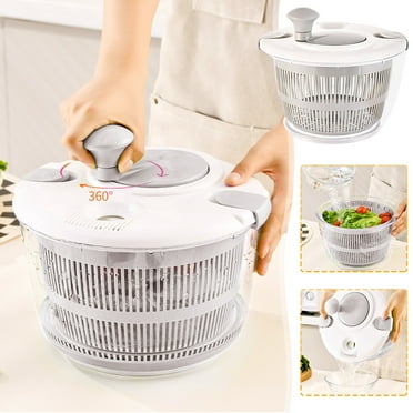 Cuisinart Small Salad Spinner, Easy-to-Turn, Non-Skid Base with Clear ...