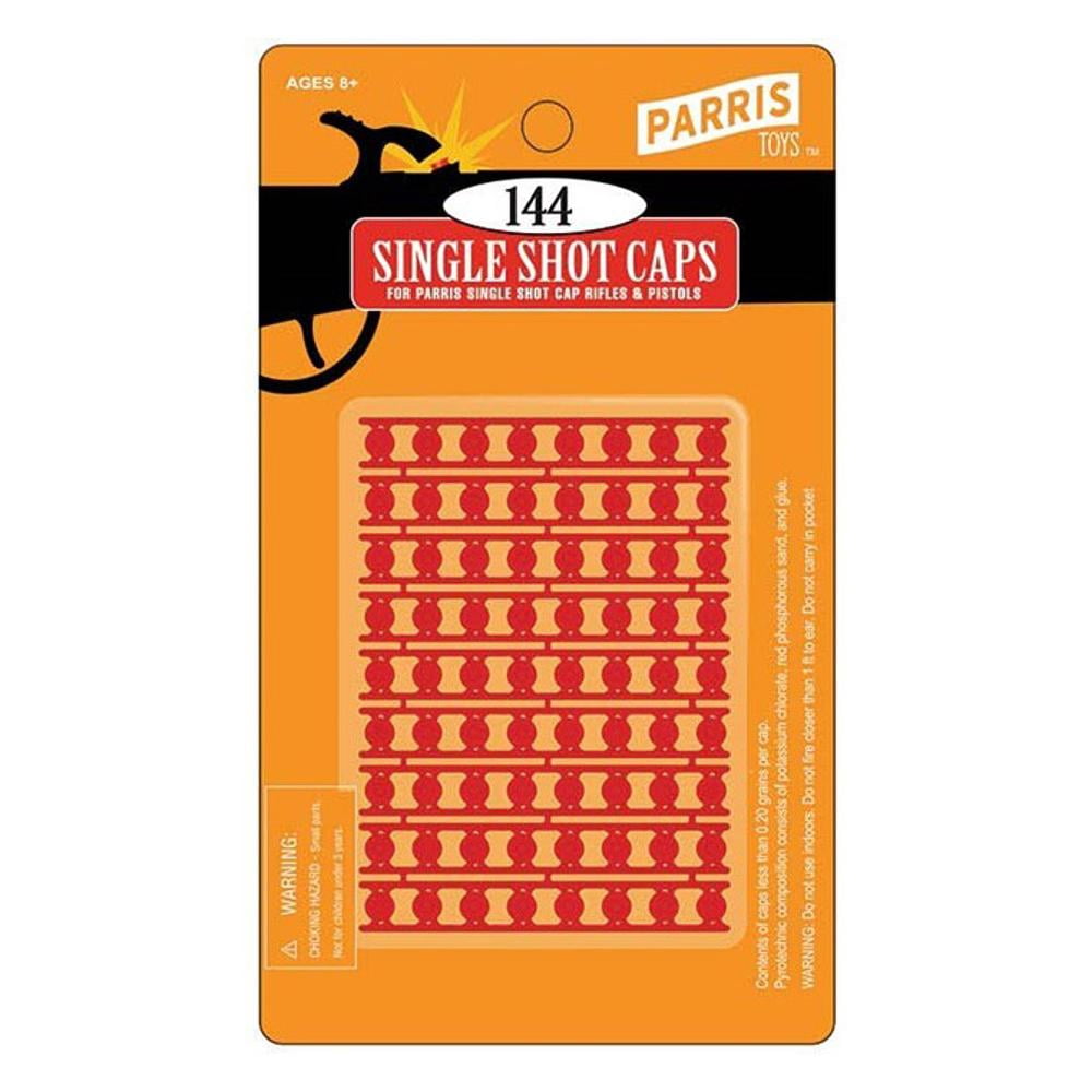 Parris Manufacturing Single Shot Cap Gun Ammo, 100 Shots, Pull-Off ...