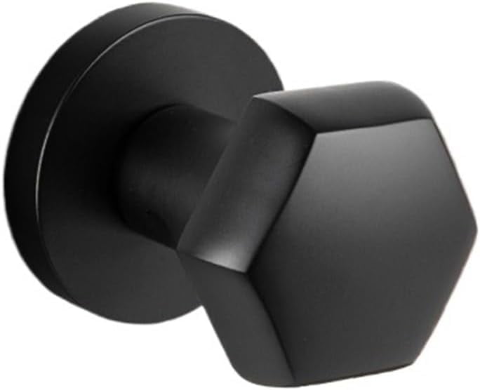 Single-Sided Invisible Door Lock All-Copper Minimalist Door Lock Black ...