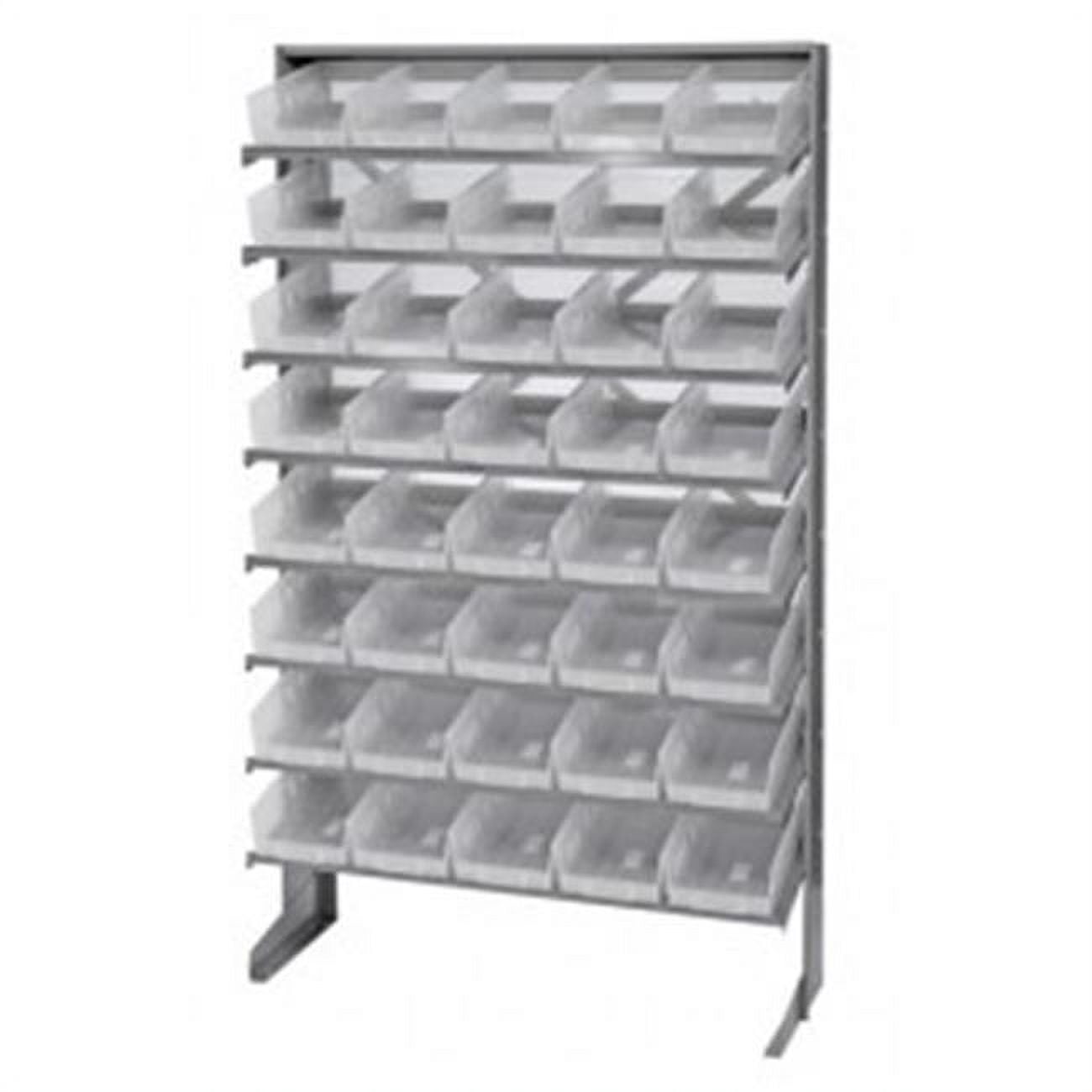 Single Sided Pick Rack with 40 Storage Bins - Walmart.com