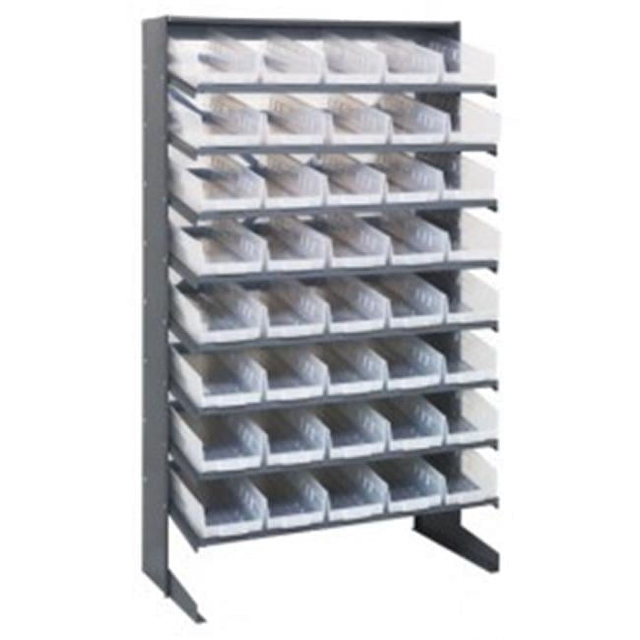 Single Sided Pick Rack with 40 Storage Bins - Walmart.com