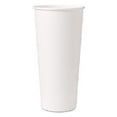 24 oz Single-Sided Poly Paper Hot Cups - White (500/Carton) - Walmart.com