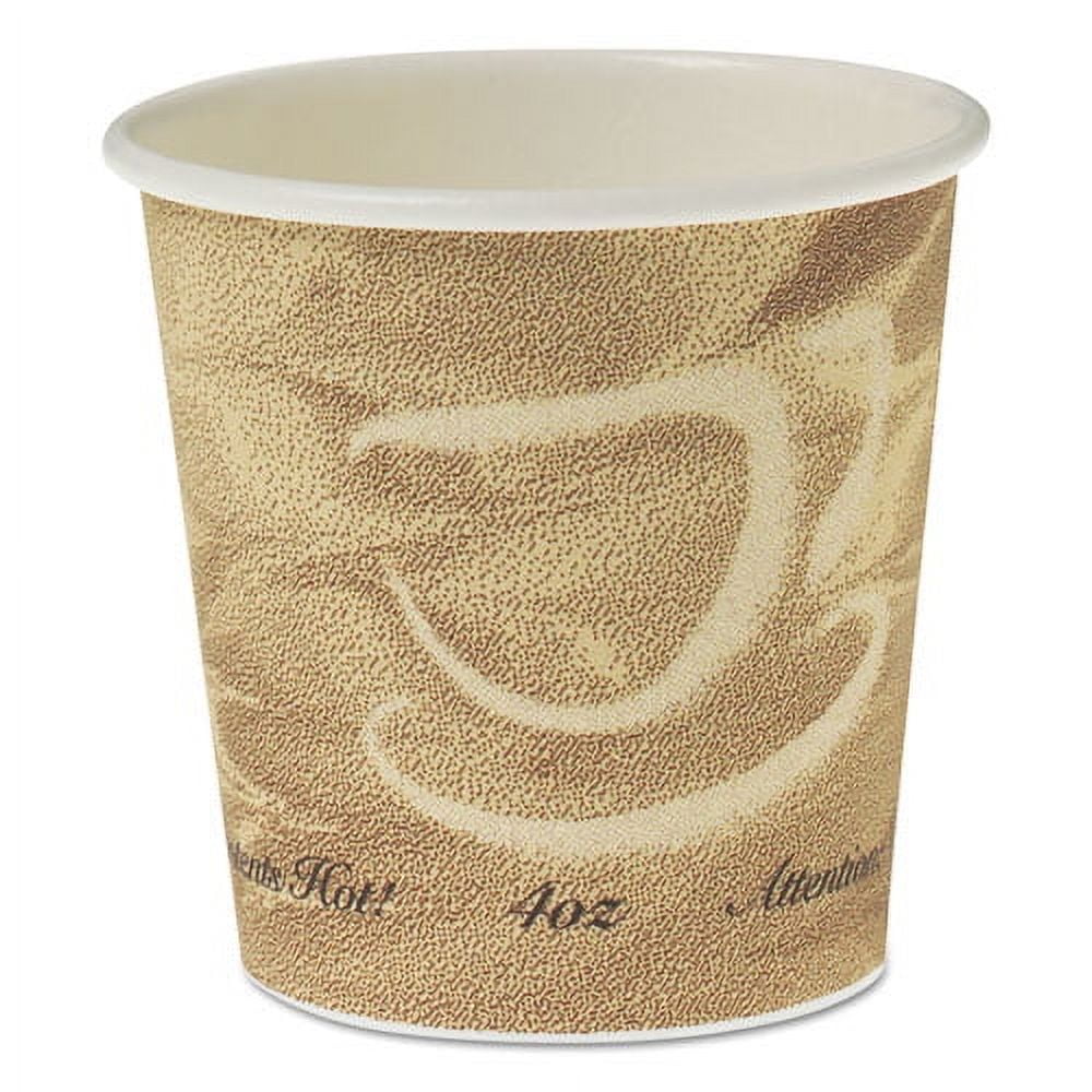 Single Sided Poly Paper Hot Cups, 4 Oz, Mistique Design, 1,000/carton ...