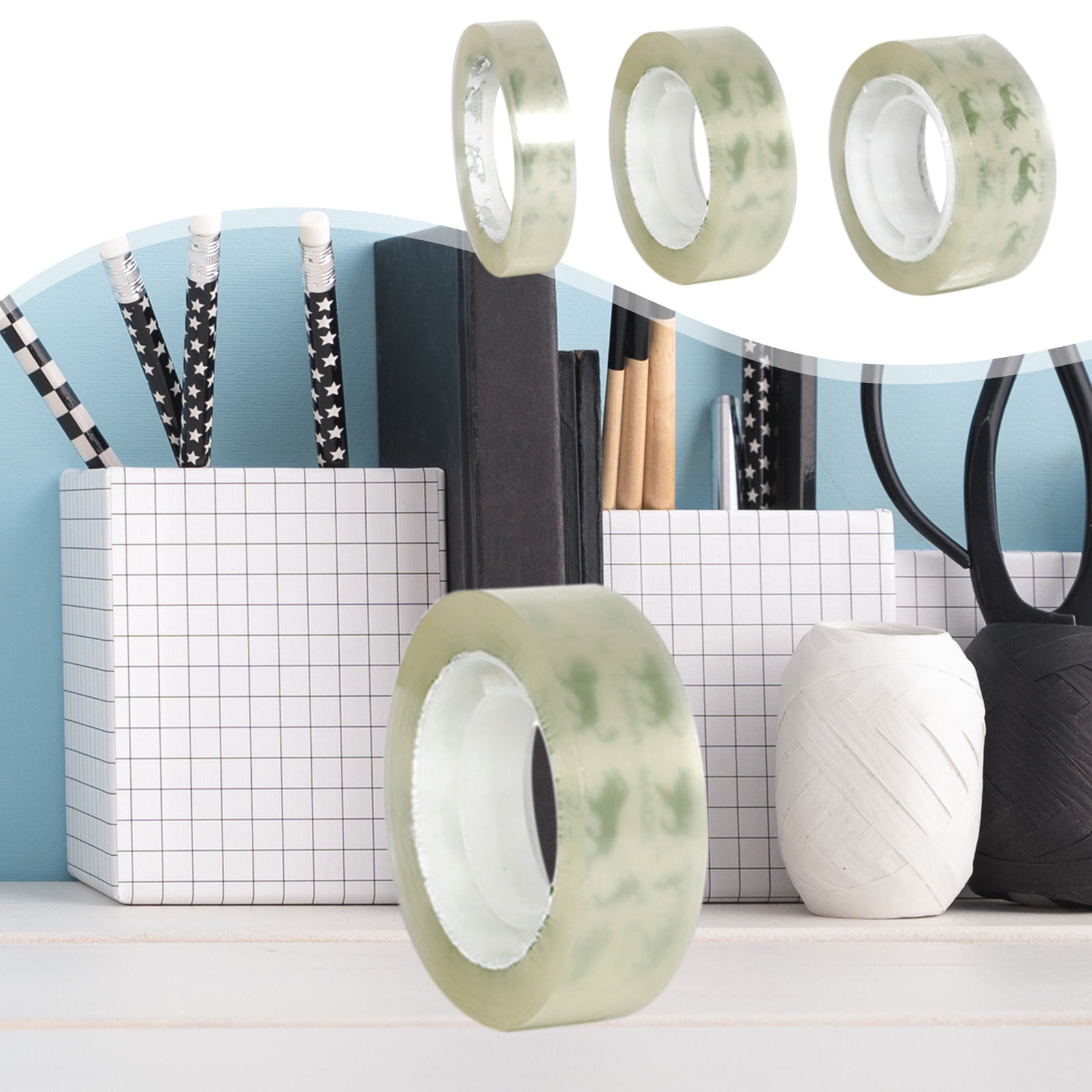 Single Sided Strong Self Adhesive Tape,Transparent Stationery Small ...