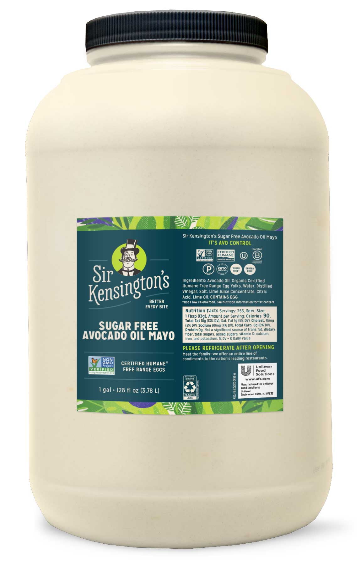 Sir Kensington's Avocado Mayonnaise, 1 Gallon - Walmart.com