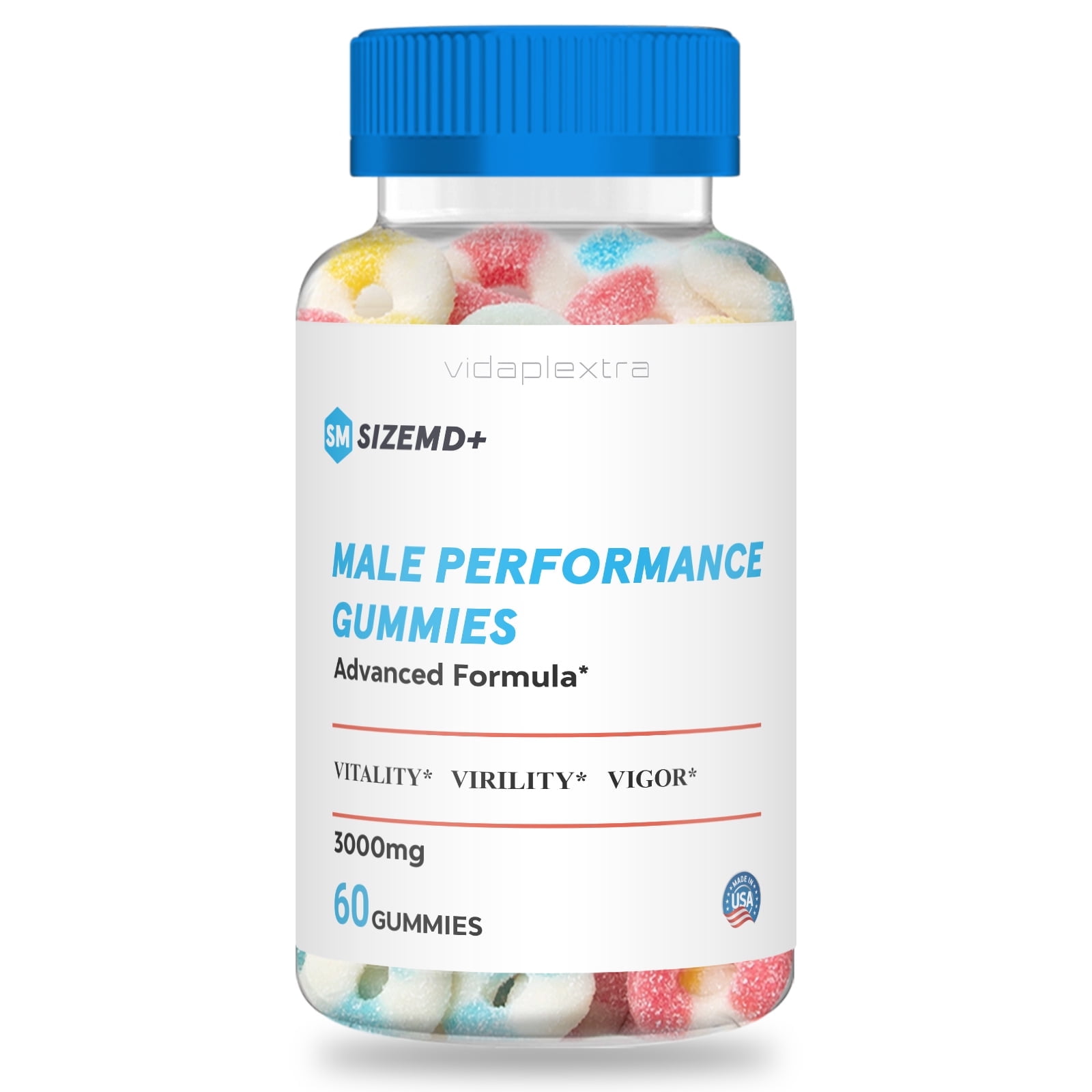 (Single) Size MD+ Gummies - Size MD+ Male Gummie - Walmart.com