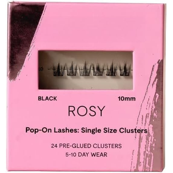 Single-Size Pop- Lashes - DIY 1-Step Pre-Glued Faux Eyelash Cluster Kit ...
