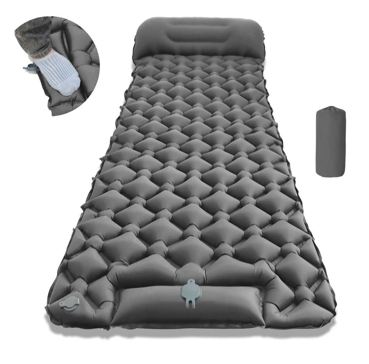 Single Sleeping Pad for Camping - Ultralight Camping Mattress with ...