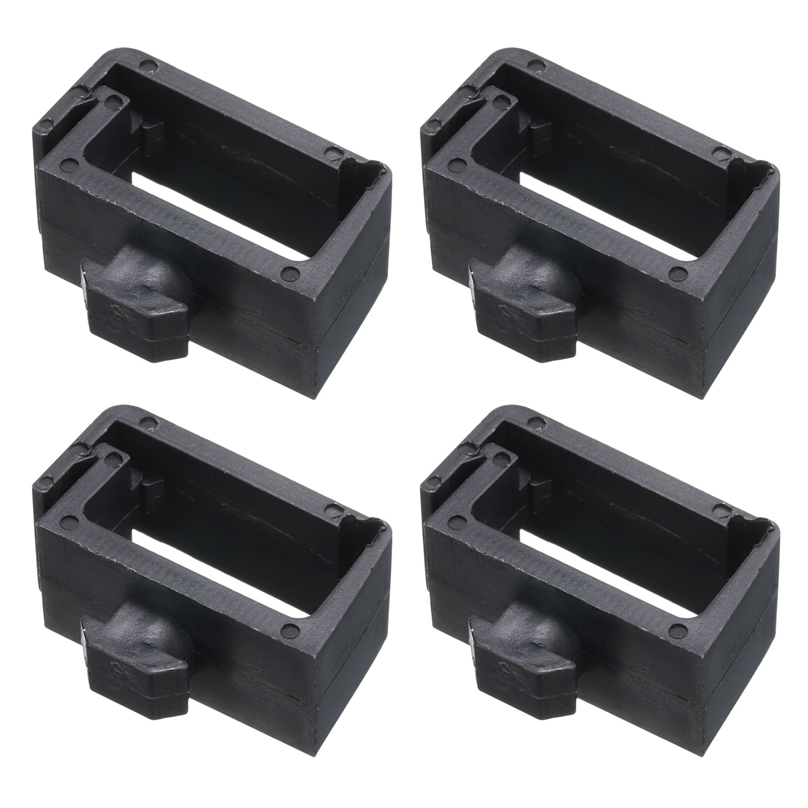 Single Slot Flat Cable Clamp 8, 13mm Mount Slot Width ABS 40 Series ...