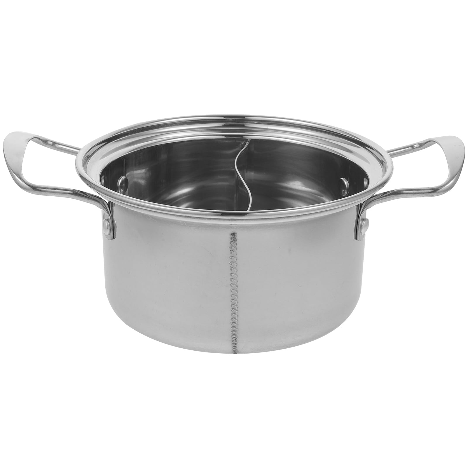 Single Small Hot Pot Stainless Steel Cooking Cooker Soup Cookware Food ...