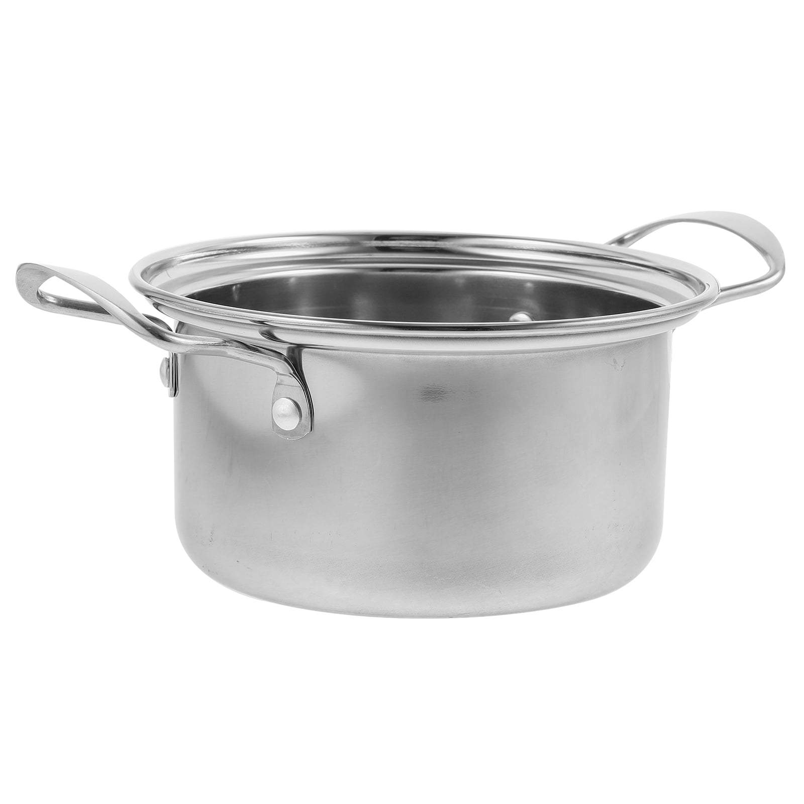 ONAPARTER Single Small Hot Pot Stainless Steel Cooking Cooker Soup ...