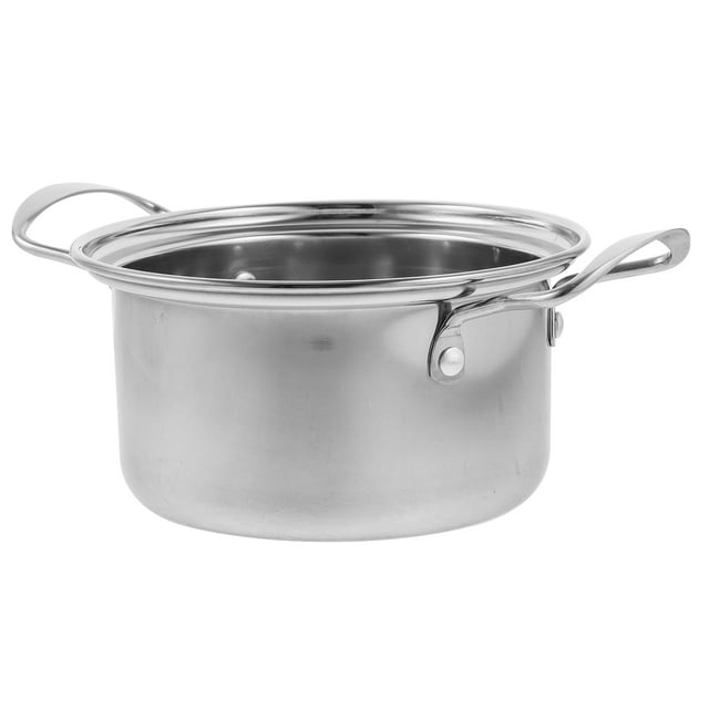 Single Small Hot Pot Stainless Steel Cooking Cooker Soup Pot Cookware ...