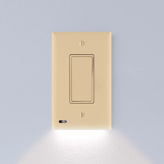 Akicon Dimmer Switch with Night Light Radar Sensor Plate for Bathroom ...