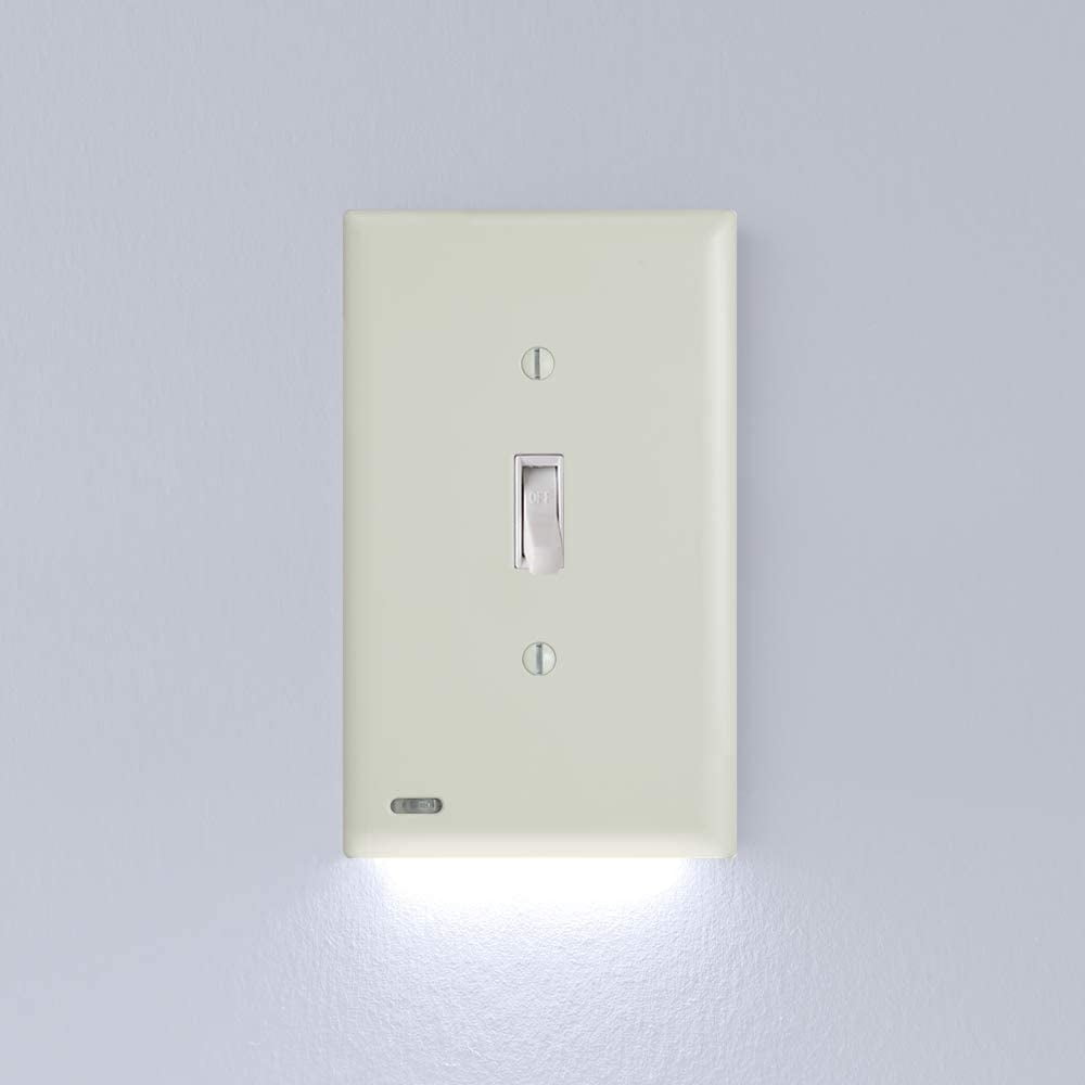 Single - SnapPower SwitchLight - LED Night Light - for Single-Pole ...